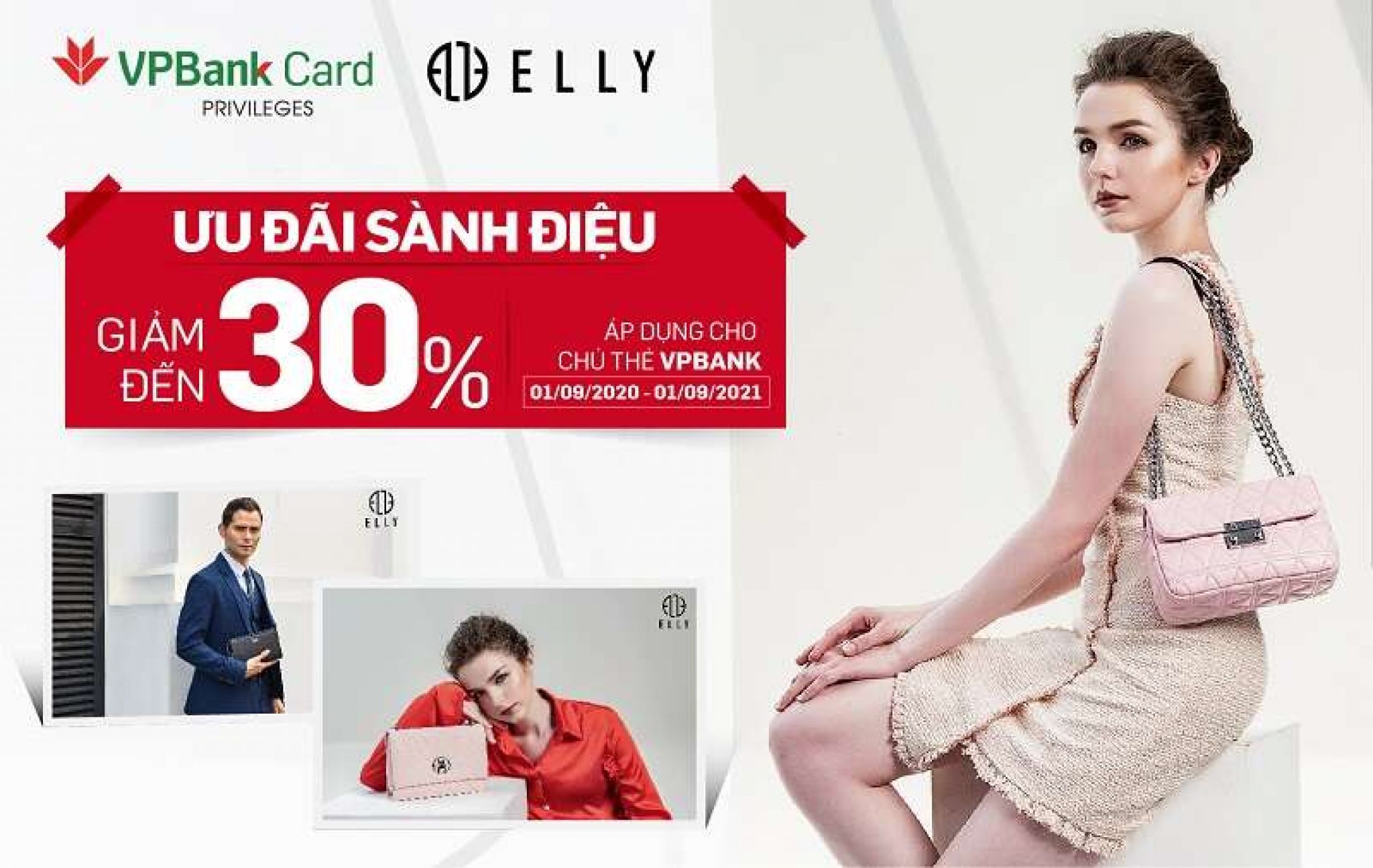 Elly giảm đến 30% khi thanh toán bằng thẻ VPBank - So sánh tài chính